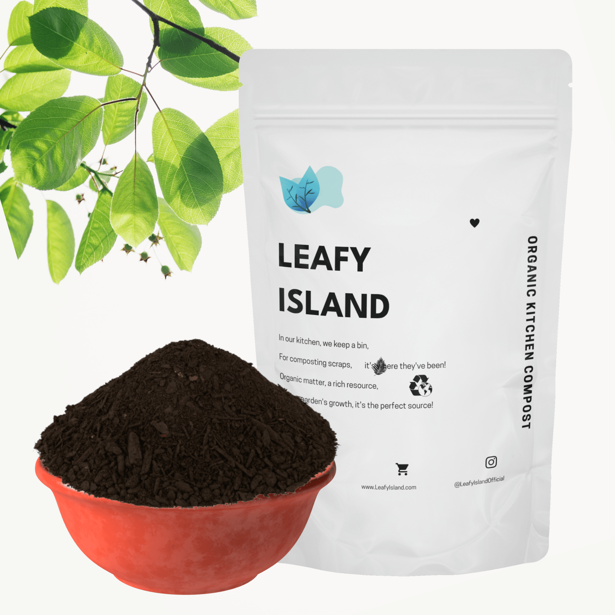 Organic Kitchen Waste Compost 0.5 Kg - All Rounder Fertilizer Mix ...